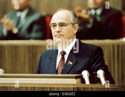 Mikhail Gorbachev, Russian leader Stock Photo - Alamy