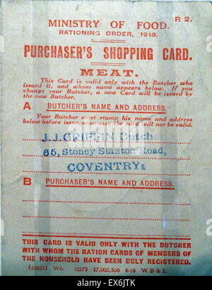 World War One food rations are featured in an exhibition about army ...