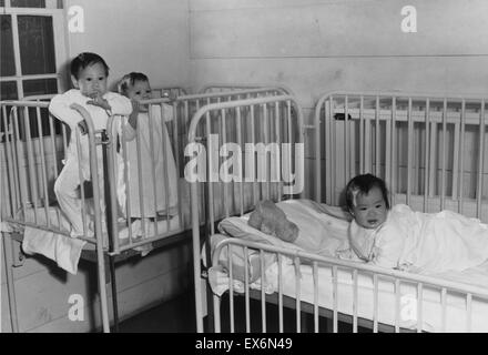 World War Two, War orphans from unoccupied France, benefiting from ...