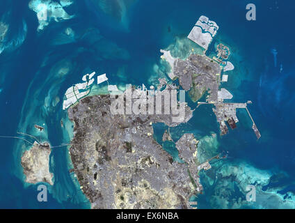Aerial view of Manama, Bahrain Stock Photo - Alamy