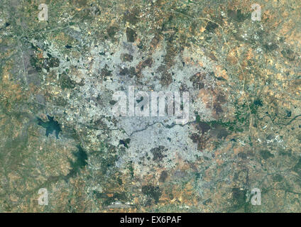 Aerial view of Hyderabad city Stock Photo: 111369453 - Alamy