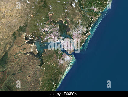 Mombasa aerial view Stock Photo - Alamy