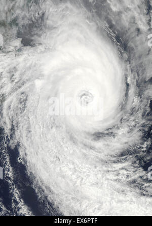 Satellite image of a tropical storm - hurricane or cyclone or typhoon ...