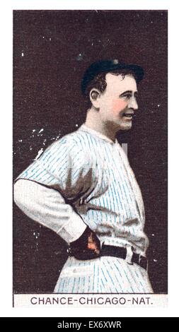 Frank Chance, Chicago Cubs, baseball card portrait Stock Photo - Alamy