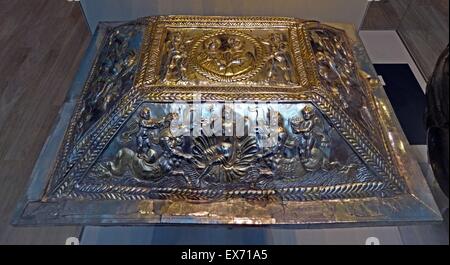 The Projecta Casket. Roman 380 AD silver casket, inscribed ‘Secundus ...