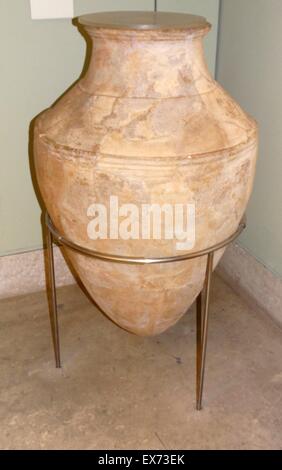 Pithos from Hazor, Israel, Late Bronze Age 14th century BC. Used for ...