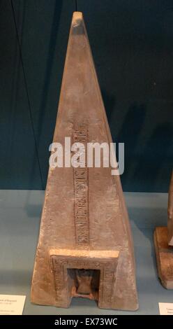 Small limestone pyramid of Buqentef. 19th Dynasty, about 1295-1186 BC ...