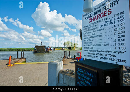 Reedham chain Ferry Stock Photo - Alamy