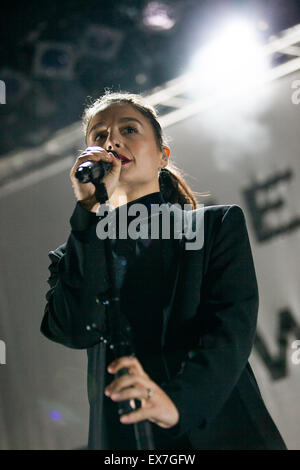 MOSCOW, RUSSIA - 16 FEBRUARY, 2015 : Big concert presentation of ...