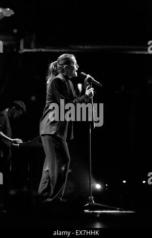 MOSCOW, RUSSIA - 16 FEBRUARY, 2015 : Big concert presentation of ...