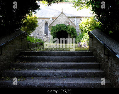 Gulval church Entrance, Cornwall, UK Stock Photo - Alamy