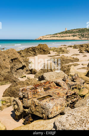 Punta Carnero, Tarifa, Costa de la Luz, Cadiz, Andalusia, Spain Stock ...