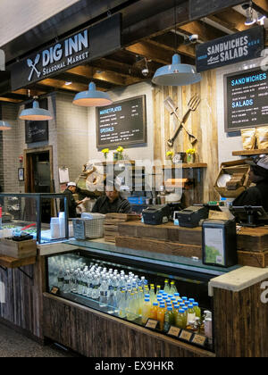 Battery Place Market in Lower Manhattan sells prepared foods ...