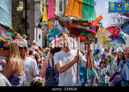 Children and adults participate in colourful parades on Mazey Day, part ...