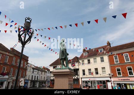 Romsey market town in Hampshire southern England United Kingdom UK. The ...