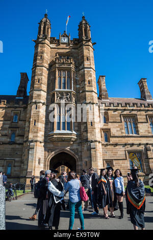 University of Sydney, Graduation, The Main Quadrangle, Sydney ...