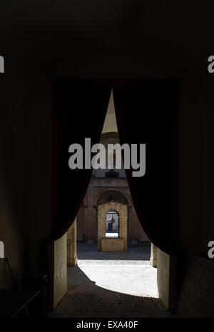 The courtyard with center shaft of The Praetor Palace represents ...