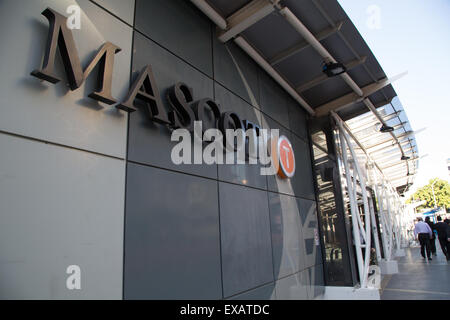 Mascot train station on Bourke Road, Mascot in Sydney, Australia Stock ...