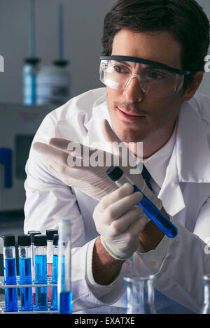 Conducting Laboratory Experiments with Chemical Solutions Stock Photo ...