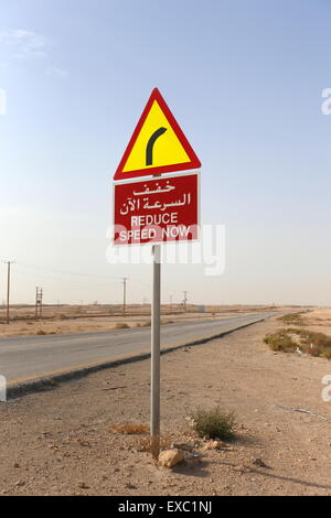 Road sign with Persian language and English in Golestan palace, Tehran ...