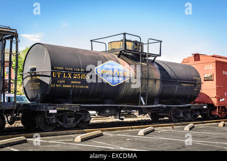 Restored Baltimore and Ohio Railroad Car in Levels West Virginia USA ...