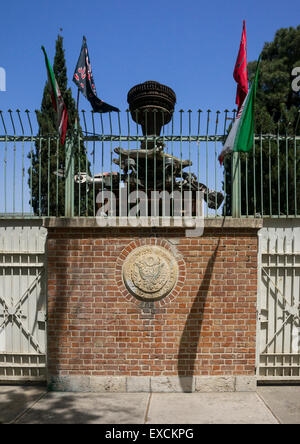Former United States Embassy, Shemiranat County, Tehran, Iran Stock ...