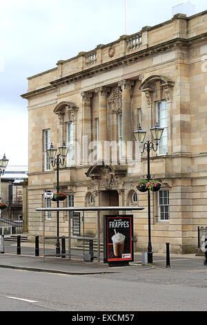 Airdrie Town Hall in the old historical building in Airdrie, Stirling ...
