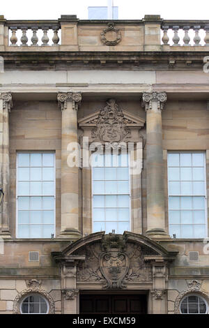 Airdrie Town Hall in the old historical building in Airdrie, Stirling ...