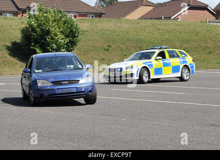Maidstone, Kent, UK. 11th July, 2015. Police officers demostrate their ...