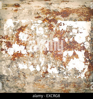 Rough welded metal plate with rust rusty spot Stock Photo - Alamy