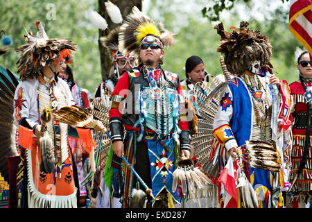 Montreal, Canada. 11th July, 2015. A man wearing traditional costume ...