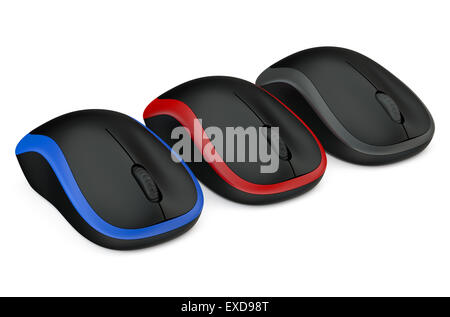 Computer mouses isolated on white background Stock Photo - Alamy