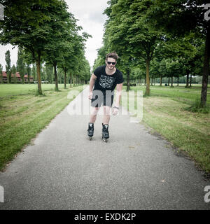 stylish man in the park in a sunny day Stock Photo - Alamy