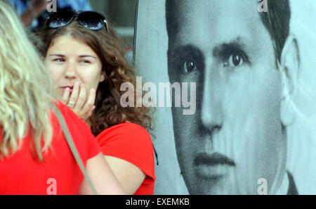 The ceremony at which the remains of Czech Catholic priest Josef Toufar ...