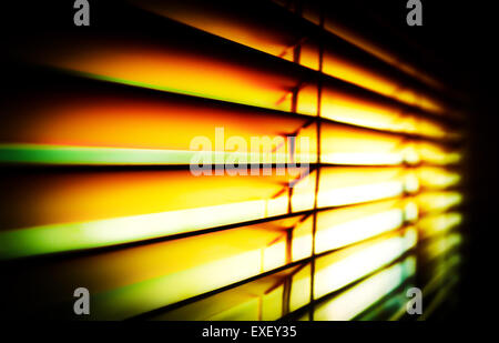 Window with bright light shining through alcove with green walls Stock ...