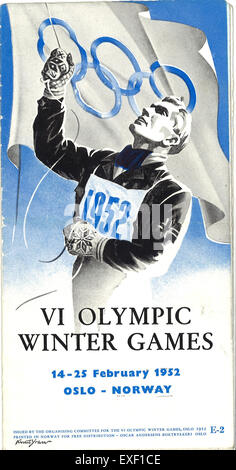 This 1952 brochure for the Winter Olympics in Oslo showcases ...