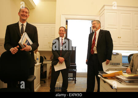 David Addington with John Hannah at the White House Stock Photo - Alamy