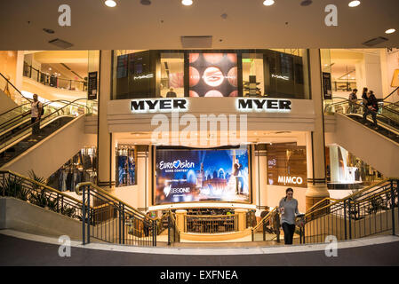The Myer department store and Pitt Street Mall, Sydney, NSW, Australia ...