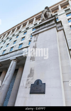 Ministry of Defence Sign, Headquarters British Armed Forces, Whitehall ...