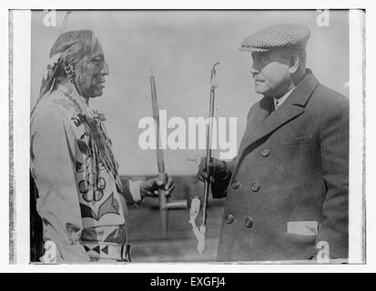 Chief Two Guns White Calf Stock Photo - Alamy