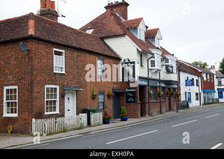 The Half Moon Pub, High Street, Ripley, Surrey, England, United Kingdom ...