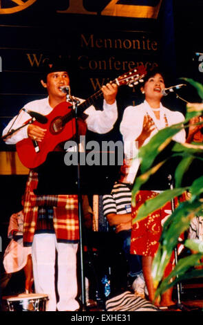 The Indonesian Mennonite Choir performing at the Mennonite World ...