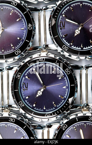 Wrist watches with several dials Stock Photo - Alamy