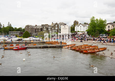 Lake Windermere Cumbria 14th July 2015 .UK Weather Lake Windermere suny ...