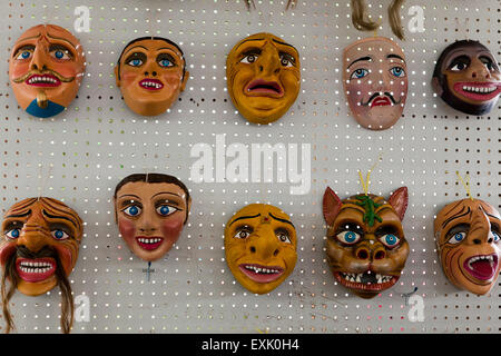 Bolivian Diablada dance masks Stock Photo - Alamy