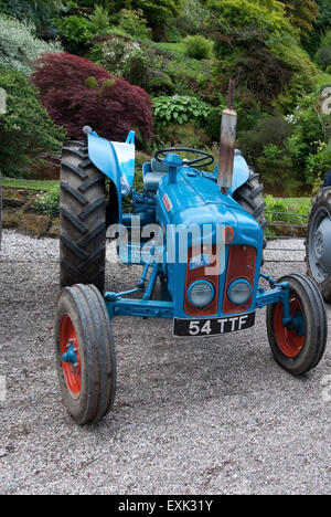 The Blue Fordson Super Major is a vintage tractor, known for its robust ...