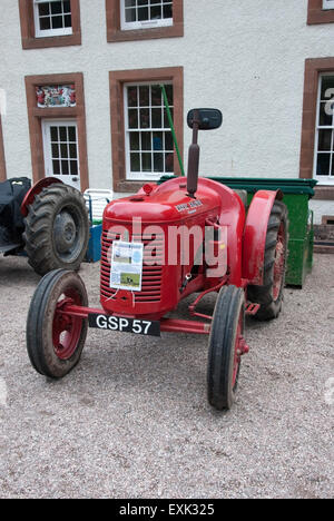 vintage "david brown" cropmaster vintage tractor at ploughing match ...