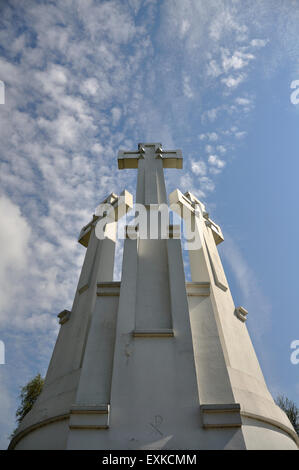 Three Crosses monument in Vilnius, Lithuania Stock Photo - Alamy