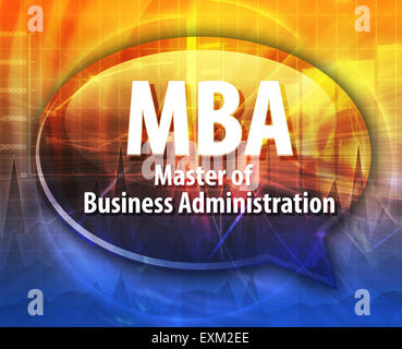 MBA - Master of Business Administration Stock Photo - Alamy