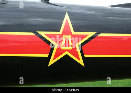 Red Star Marking on Military Vehicle Stock Photo - Alamy